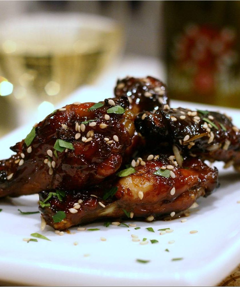 Balsamic Rosemary Chicken Wings - Olive This!