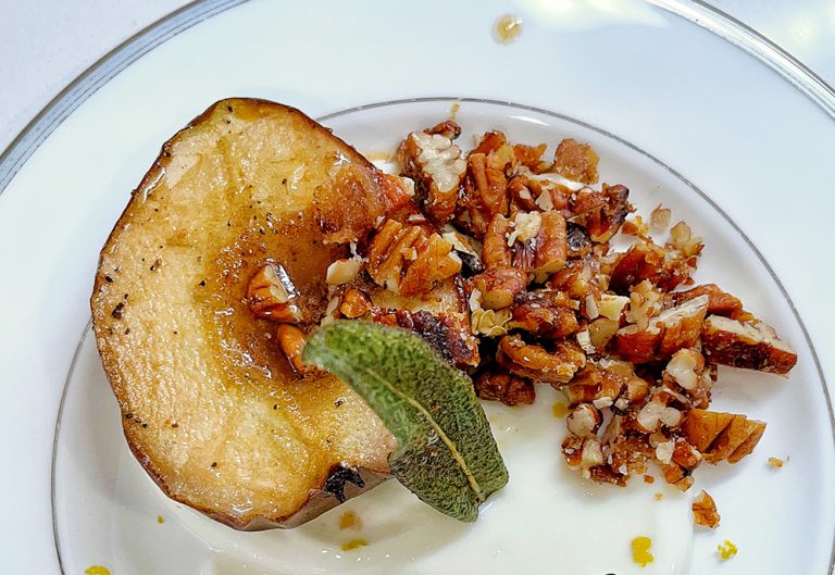 Cinnamon Pear Balsamic Roasted Asian Pears - Olive This!
