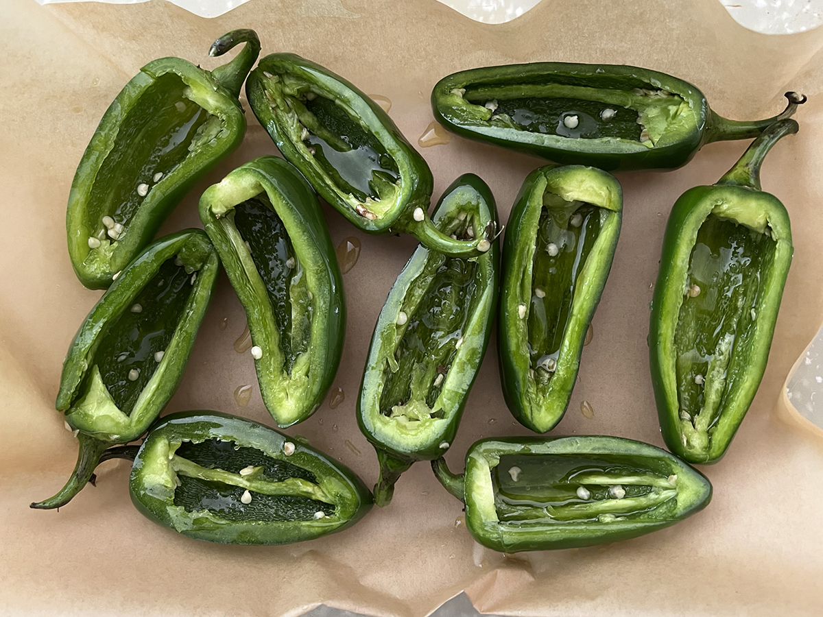 Jalapeno Poppers Stuffed with Lychee, Shrimp, and Strawberry Salsa ...