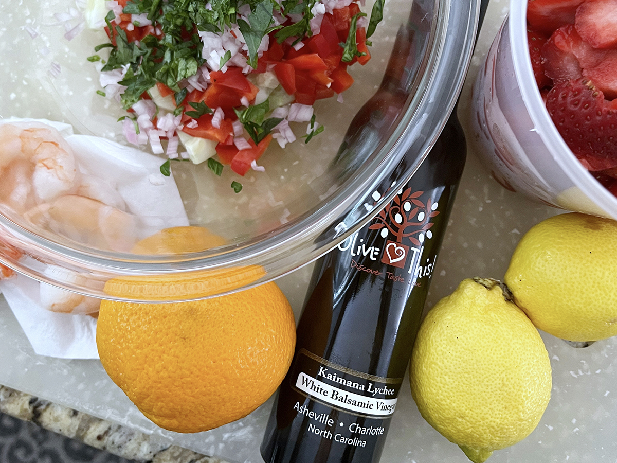 Jalapeno Poppers Stuffed with Lychee, Shrimp, and Strawberry Salsa ...